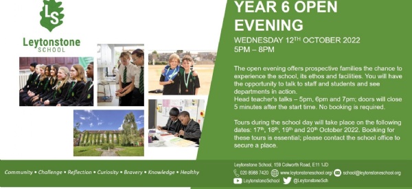 Leytonstone School - Leytonstone School - Open Evening 12th October